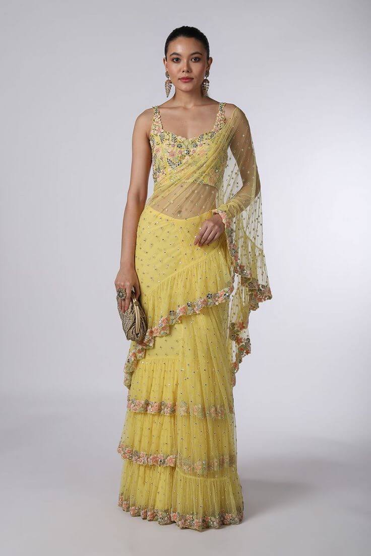 Stunning Haldi Saree Looks: Beautiful And Radiant!