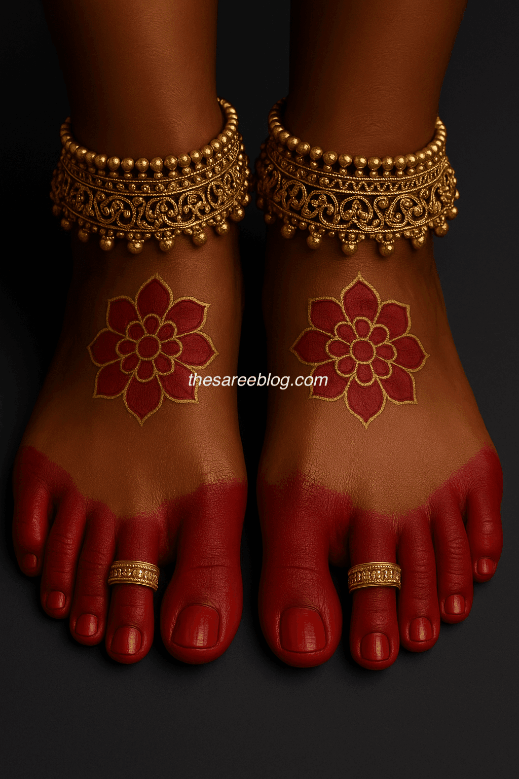 Beautiful Indian Aalta Shringar: All You Need To Know